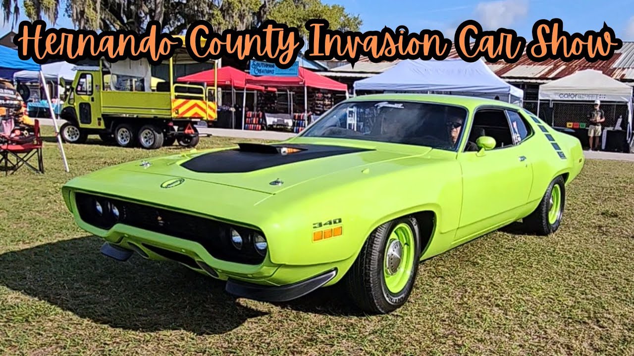 Hernando County Invasion Car Show 3 10 24 - YouTube