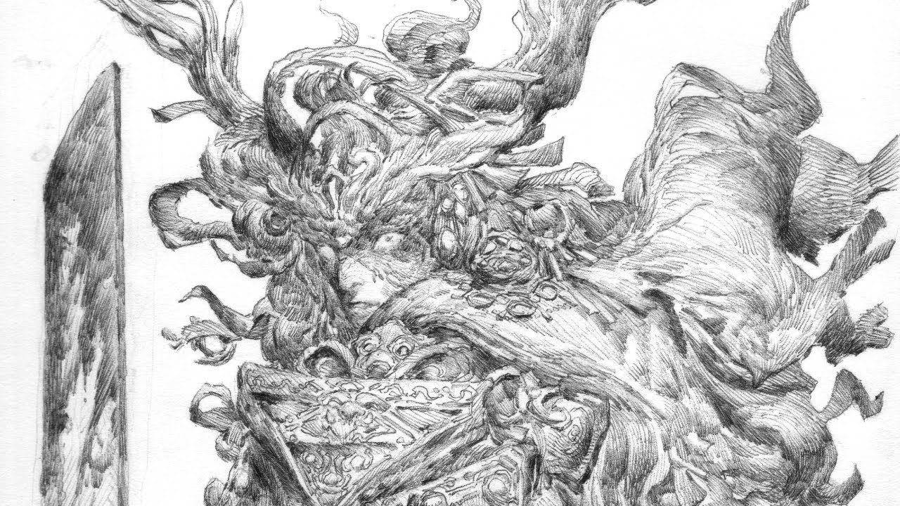 Fable , traditional illustration process 6h 42m - YouTube