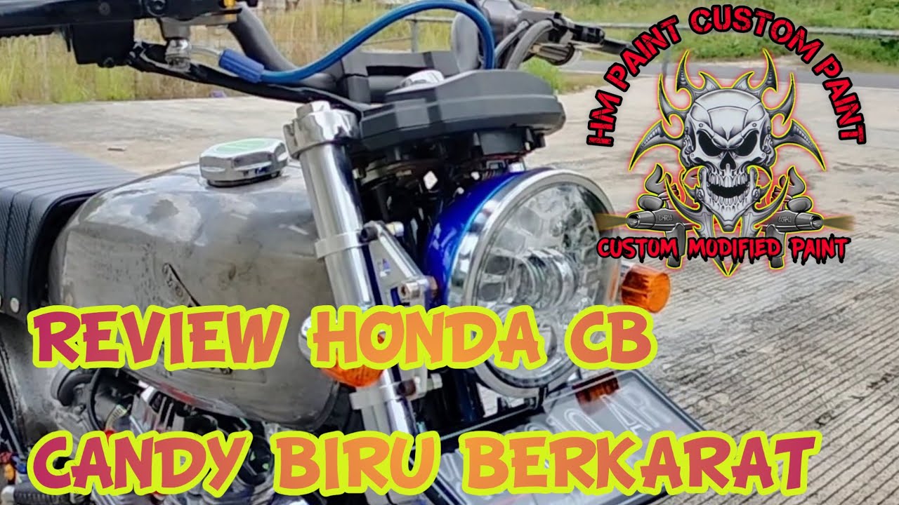 MODIFIKASI HONDA CB CANDY BIRU BERKARAT - YouTube