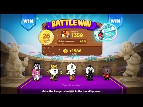 LINE Rangers : Review Battle Mode (เกม ไลน์ เรนเจอร์ - การต่อสู้แบบทีม ...