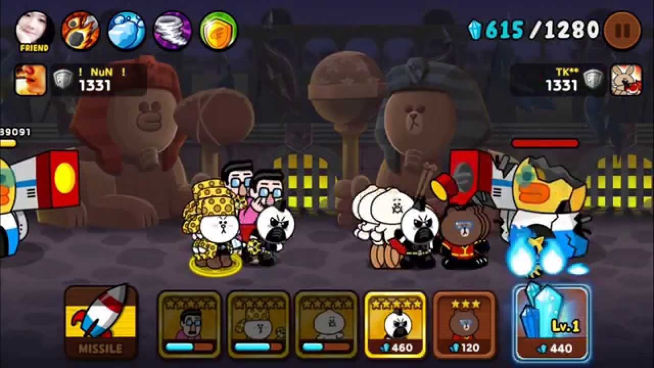 LINE Rangers : Review Battle Mode (เกม ไลน์ เรนเจอร์ - การต่อสู้แบบทีม ...