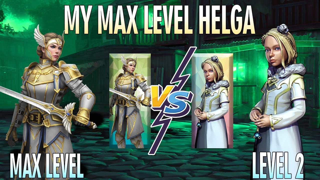 Max Level Helga against Level 2 Helga, Imagine the damage😂!! - YouTube