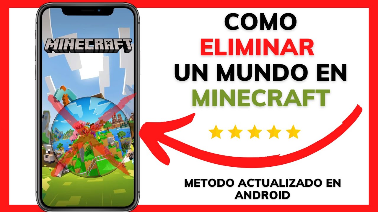 😱😉COMO ELIMINAR UN MUNDO EN MINECRAFT BEDROCK😊 - YouTube