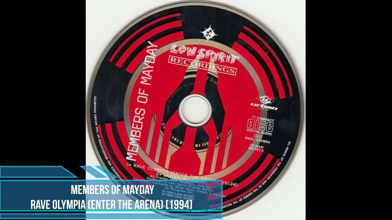 Members of Mayday - Rave Olympia (Enter The Arena) [1994] - YouTube