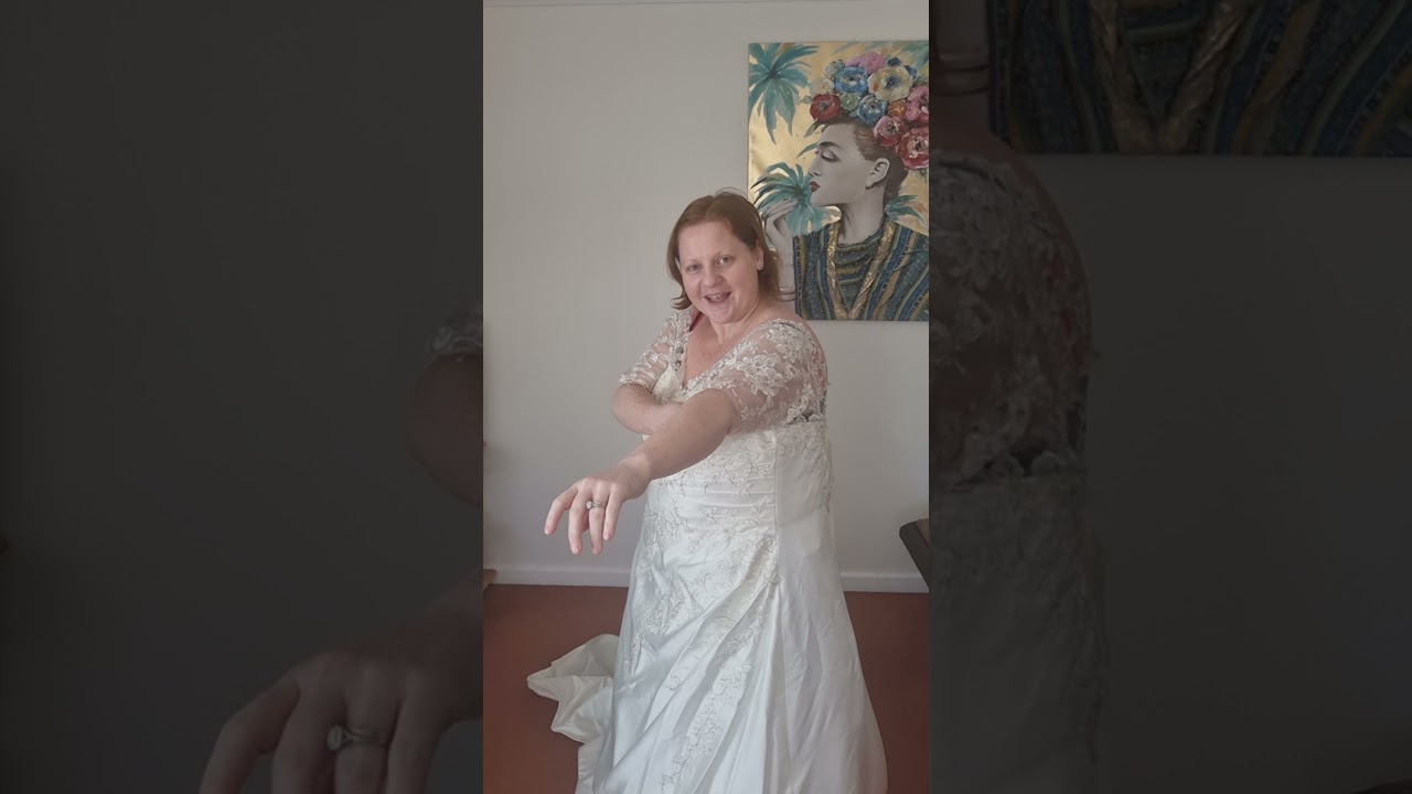 Wedding Dress Falling Off!! - YouTube
