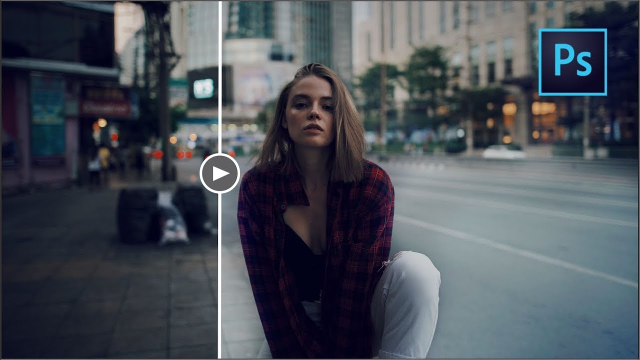 How to Remove Vignette in photoshop - YouTube