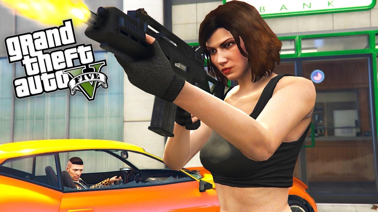 GTA 5 HEIST - ROBBING A BANK w/ TYPICAL GAMER!! - YouTube