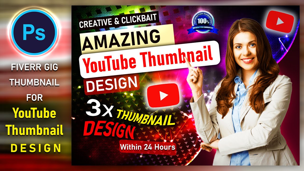 Fiverr GIG Image For YouTube Thumbnail Design | How To Make Fiverr GIG ...