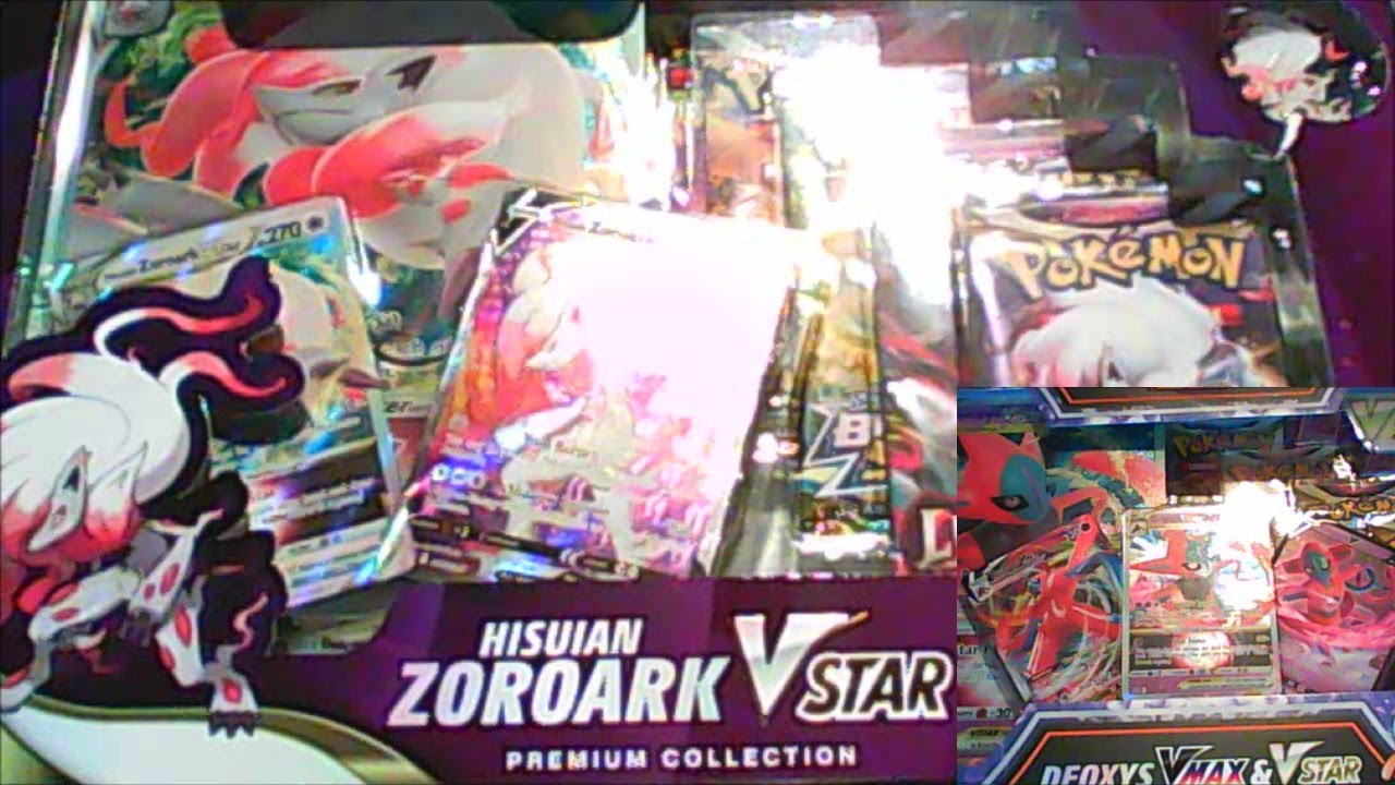 Opening A Deoxys VMAX Battle Box & Hisuian Zoroark Premium Collection ...