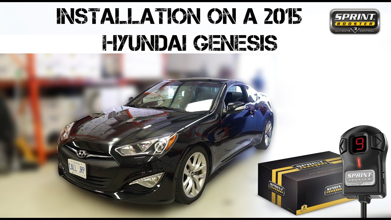 Sprint Booster installation on a 2015 Hyundai Genesis - YouTube