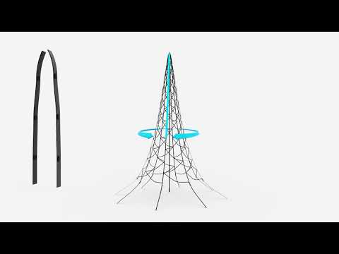 Fairybell 200CM - 300CM - 400CM Outdoor Christmas tree with pole - assembly instructions