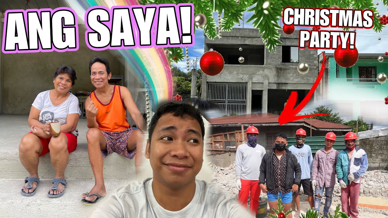 MGA GANAP SA BAGONG BAHAY! 😍 (CHRISTMAS PARTY NG MANGGAGAWA PREP ...