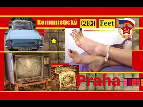 CZECH FEET ~ BAREFOOT COMMUNIST GIRL CHILLIN'OUT