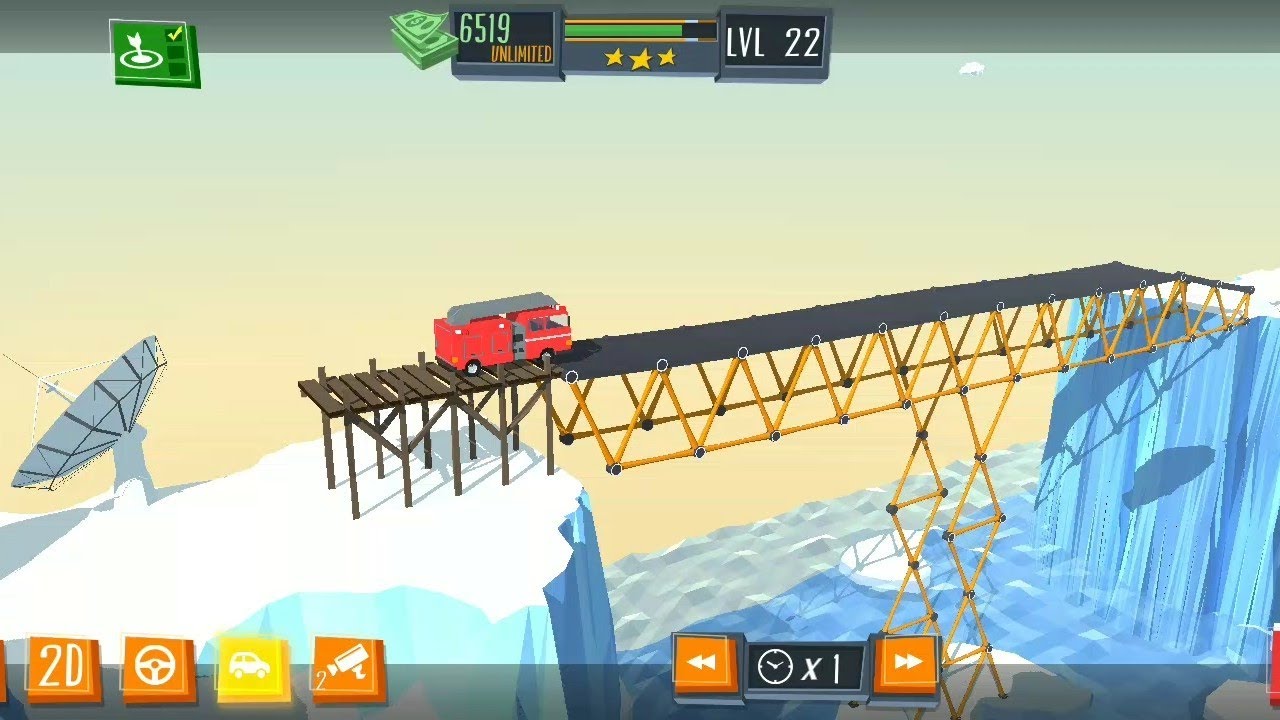 Build a Bridge Level 22 - YouTube