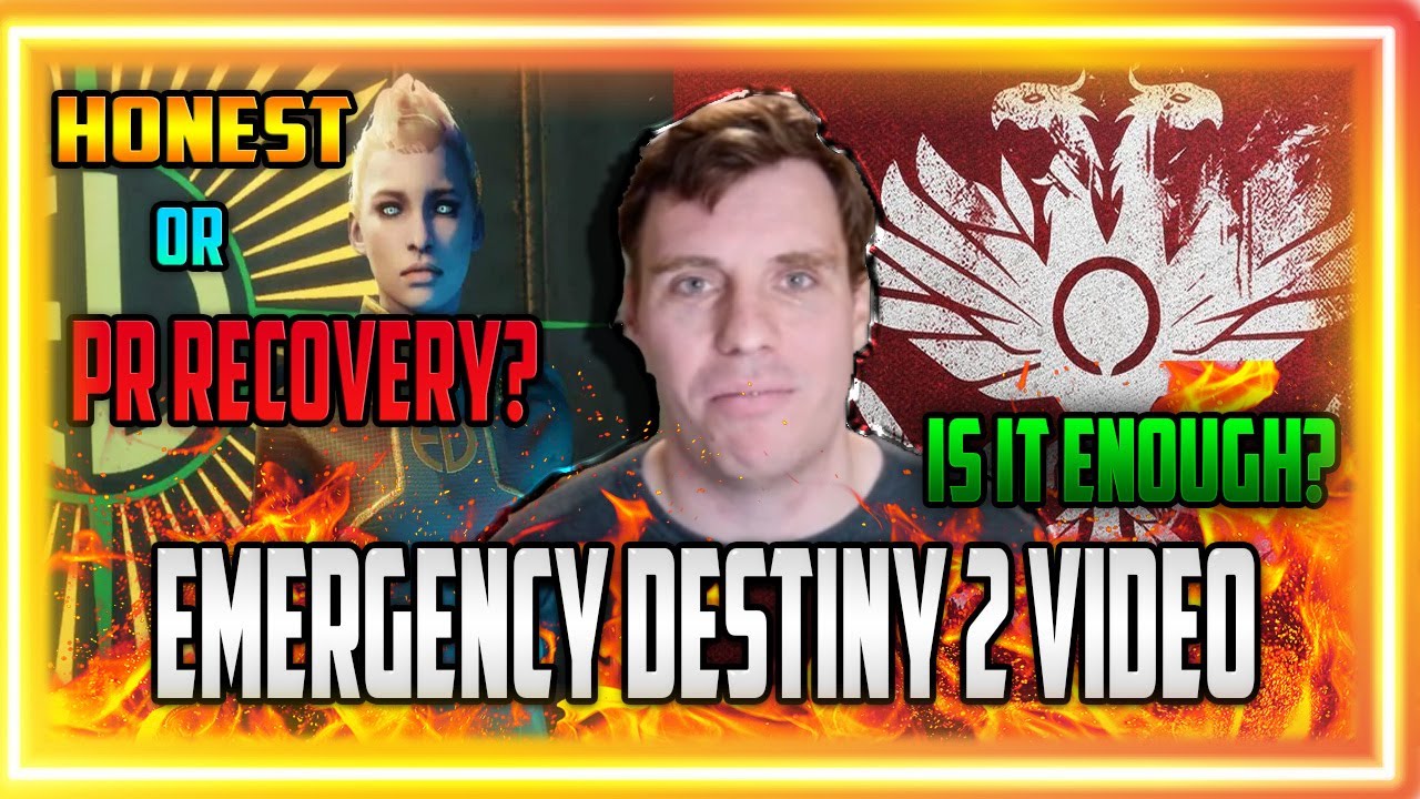 Destiny 2 Emergency Video By Game Director Joe Blackburn! - YouTube