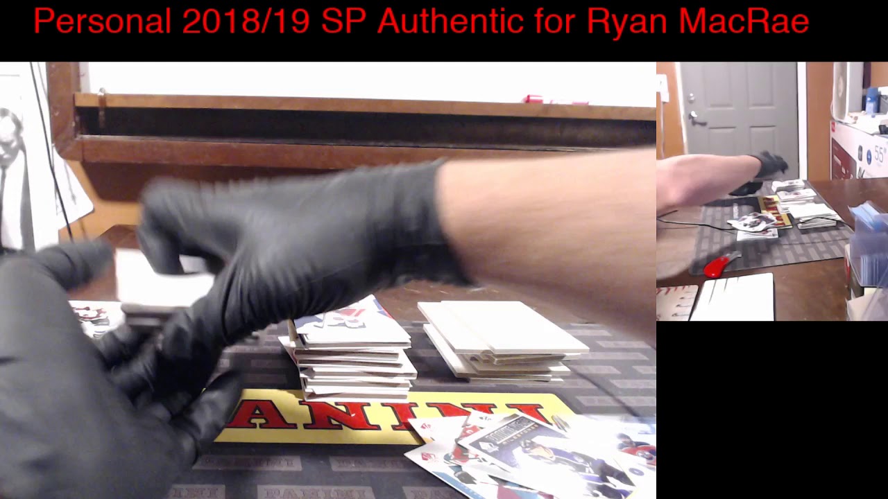 2018/19 Upper Deck SP Authentic Personal Box for Ryan MacRae - YouTube