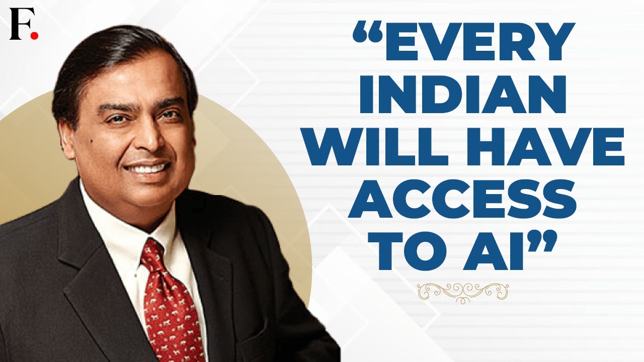 RIL Chairman Mukesh Ambani Unveils Major AI Platforms and Apps at ...