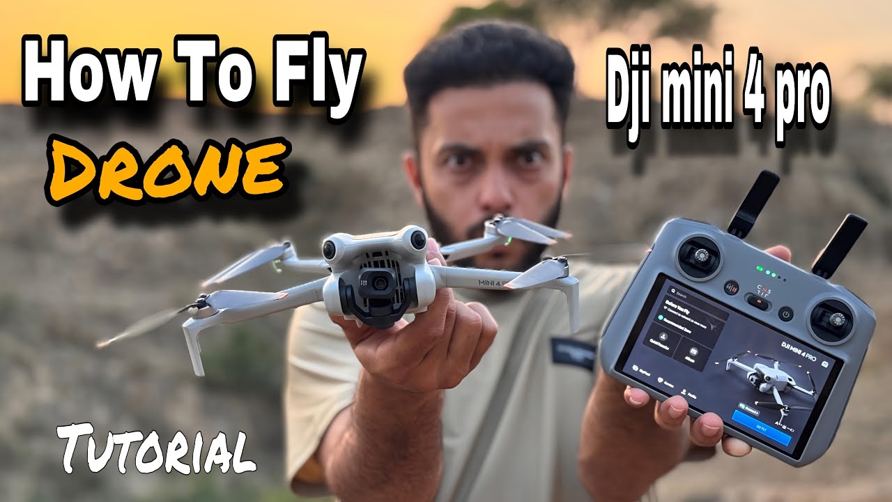How To Fly “Drone” For First Time | Dji mini 4 pro | beginner’s Tutorial | Complete Guide 👍 ...