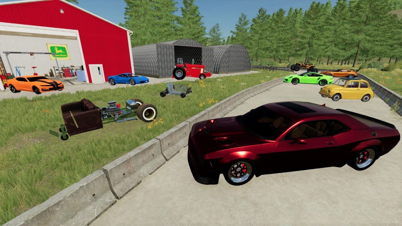 Buying old racetrack with tons of cars | Farming Simulator 22 - YouTube