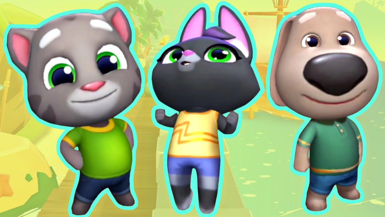 Talking Tom Gold Run 2 - Becca, Tom, Ben - Full screen - LILU Gameplay ...