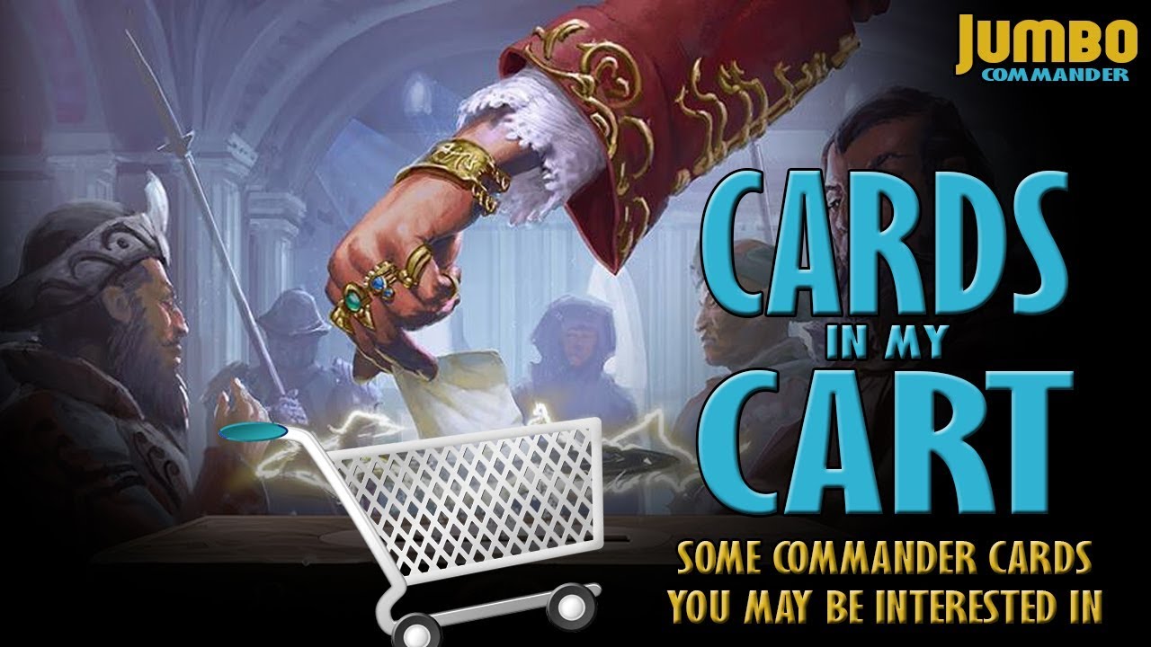 What's In My Shopping Cart? Commander Cards! - YouTube
