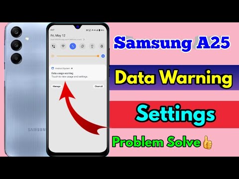 how to off data warning in samsung a25, samsung a25 data warning ...