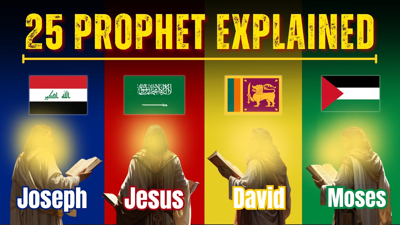 25 Prophets in ISLAM Explained | Prophet Series #islam #christianity # ...