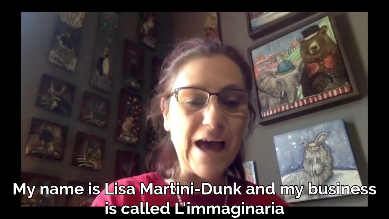 Meet Lisa Martini Dunk of L’Immaginaria - YouTube