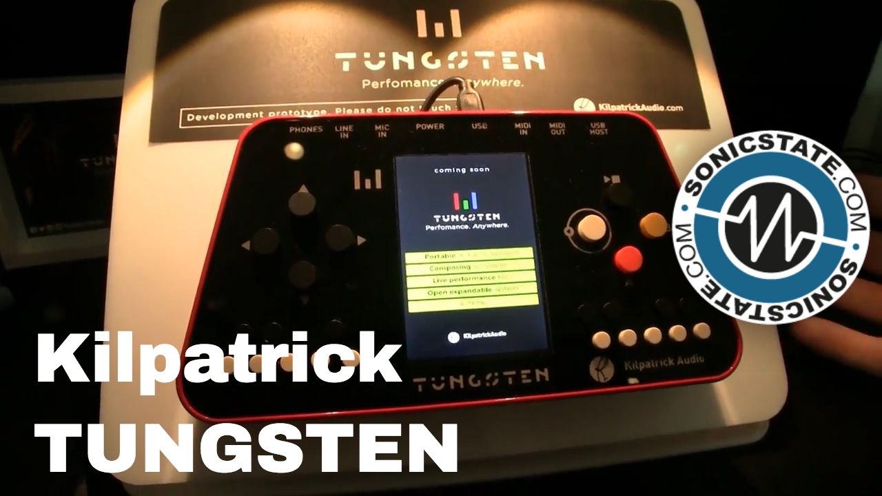 Superbooth 2017: Kilpatrick Audio Tungsten Handheld Music Device - YouTube
