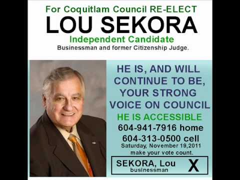 Lou Sekora-Coquitlam City Council-(Static Poster Ad) - YouTube