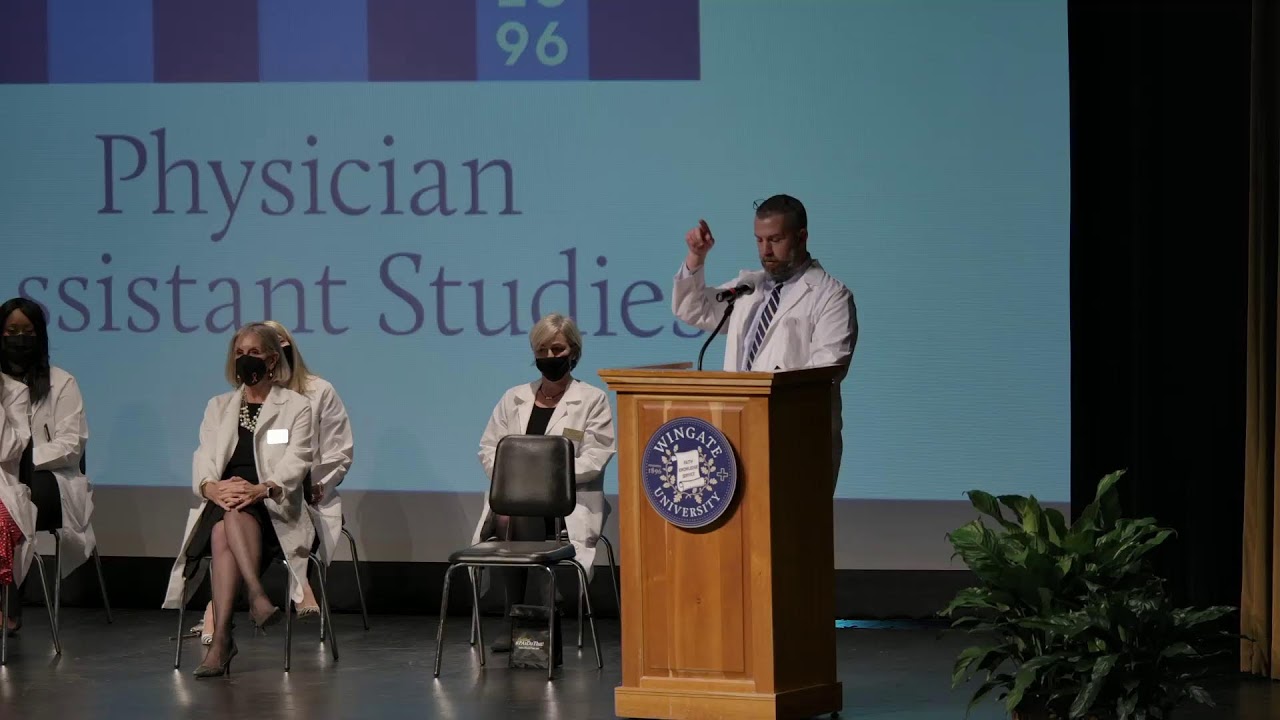 Wingate University - PA White Coat Ceremony - YouTube