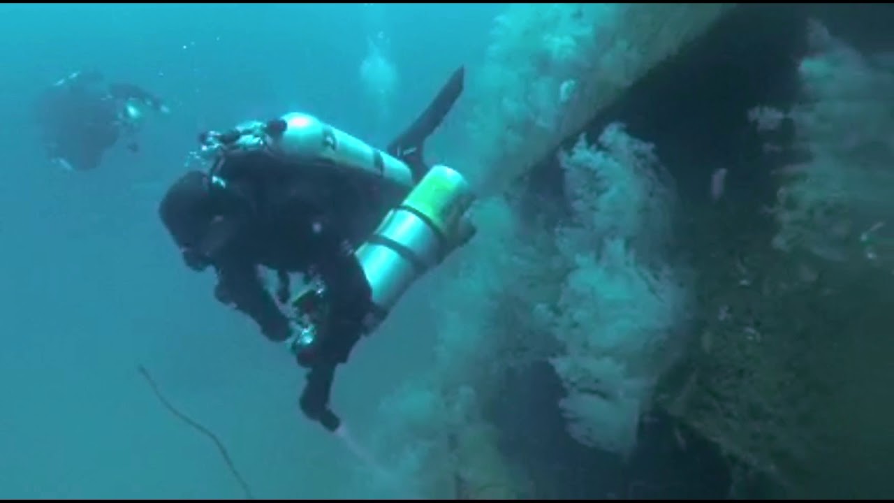 Technical wreck dive - Ines 9. 5. 18 - YouTube