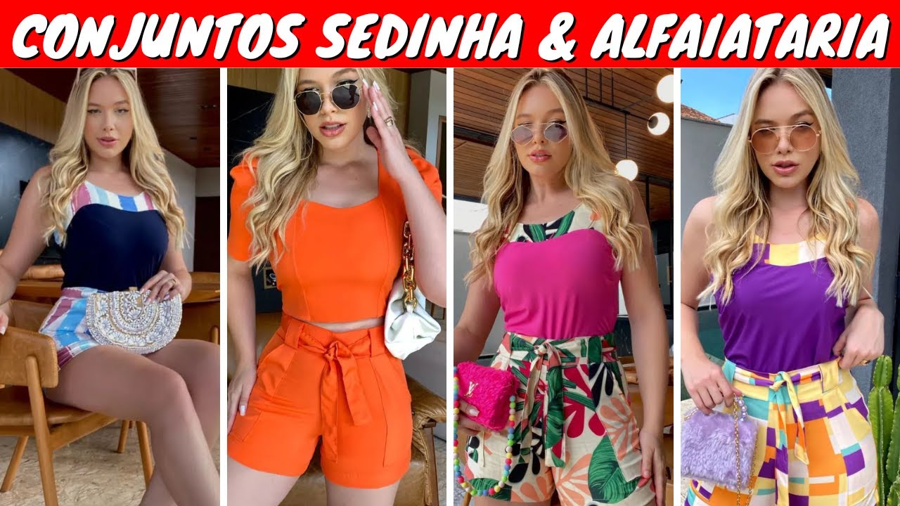 CONJUNTOS MODINHA JOVEM (SEDINHA & ALFAIATARIA) FABRICAÇÃO PRÓPRIA ...