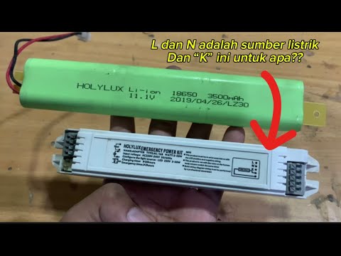 TUTORIAL LENGKAP PEMASANGAN LAMPU EMERGENCY SAMPAI MENYALA !.. HOLYLUX ...