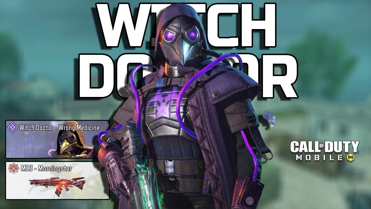 WITCH DOCTOR WRONG MEDICINE GAMEPLAY COD MOBILE ALCATRAZ - YouTube