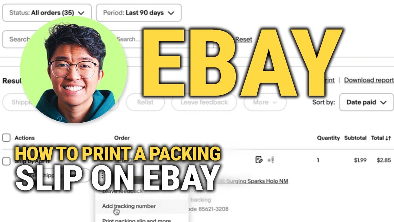 How to Print a Packing Slip on eBay: Easy Guide! - YouTube