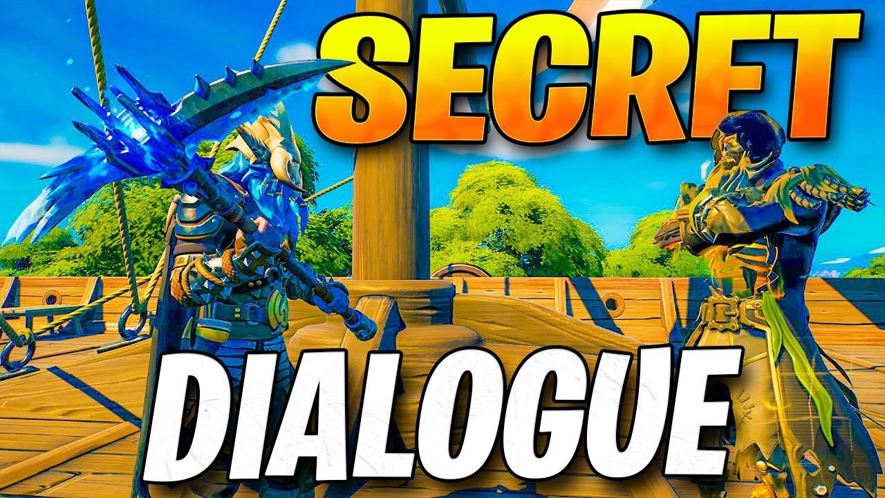 Fortnite Season 6 Secret Dialogue Episode 2 (Blackheart NPC Secret ...