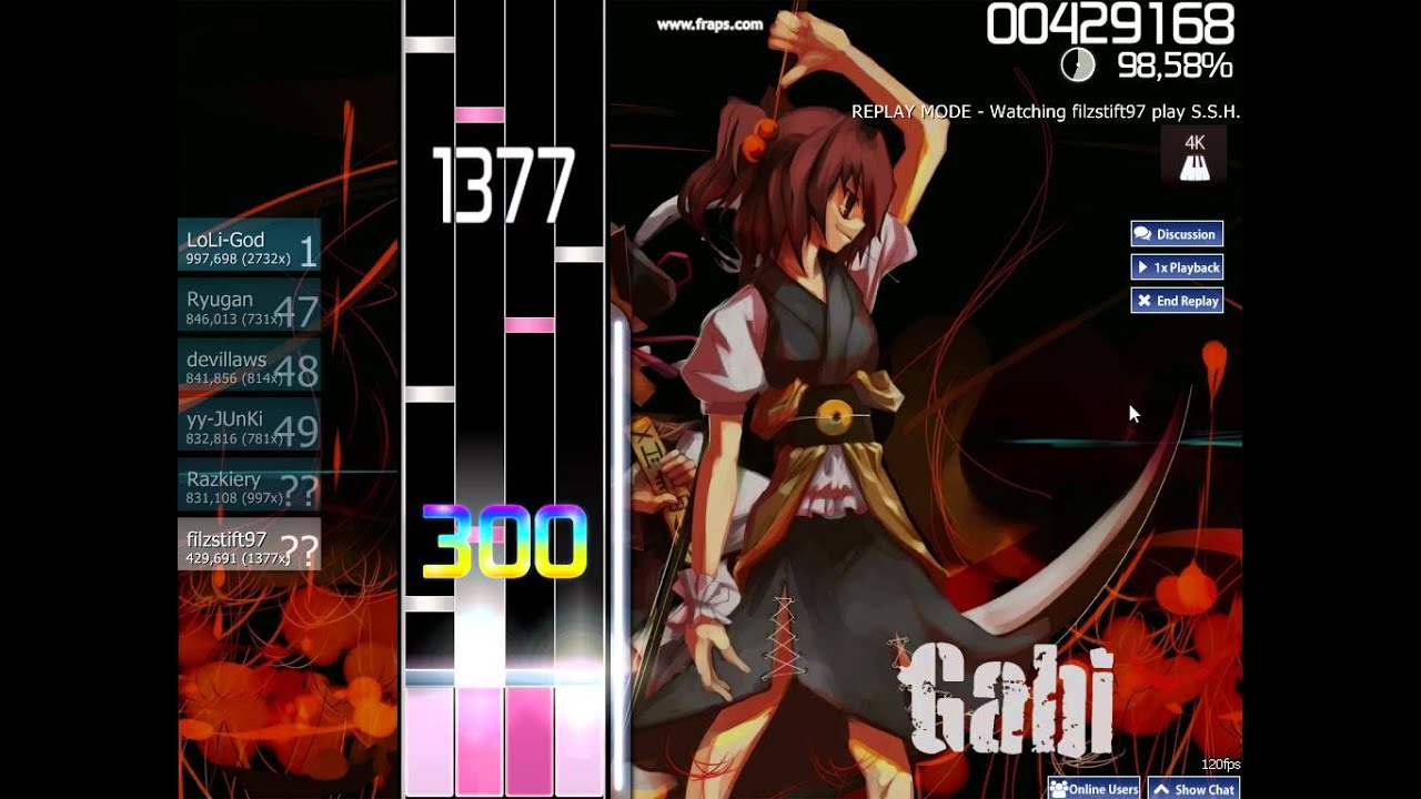 osu! - OsuMania Flawless Combo! - YouTube