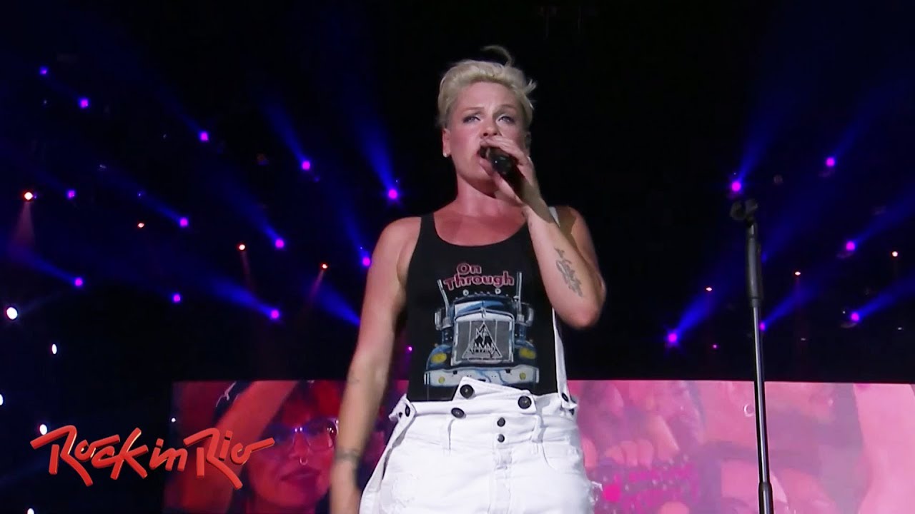P!nk - Fuckin' Perfect (Rock In Rio 2019) - YouTube