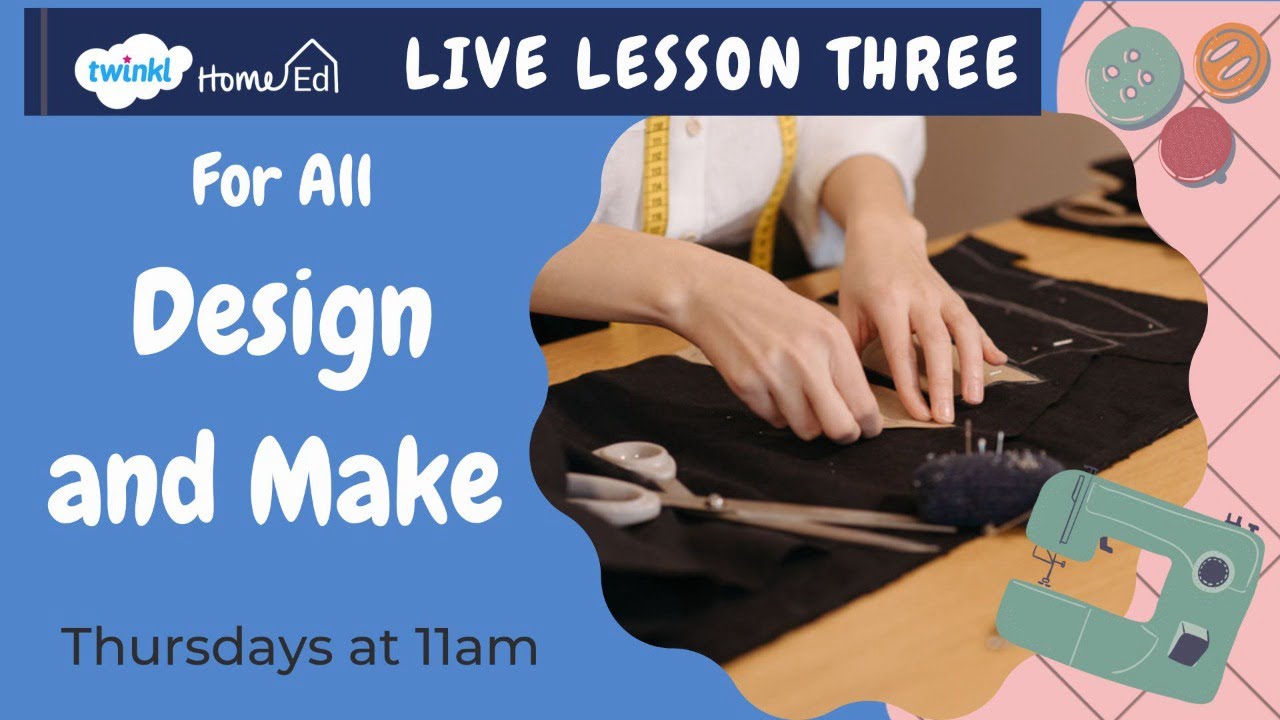 DT Lesson Three-Make a template - YouTube