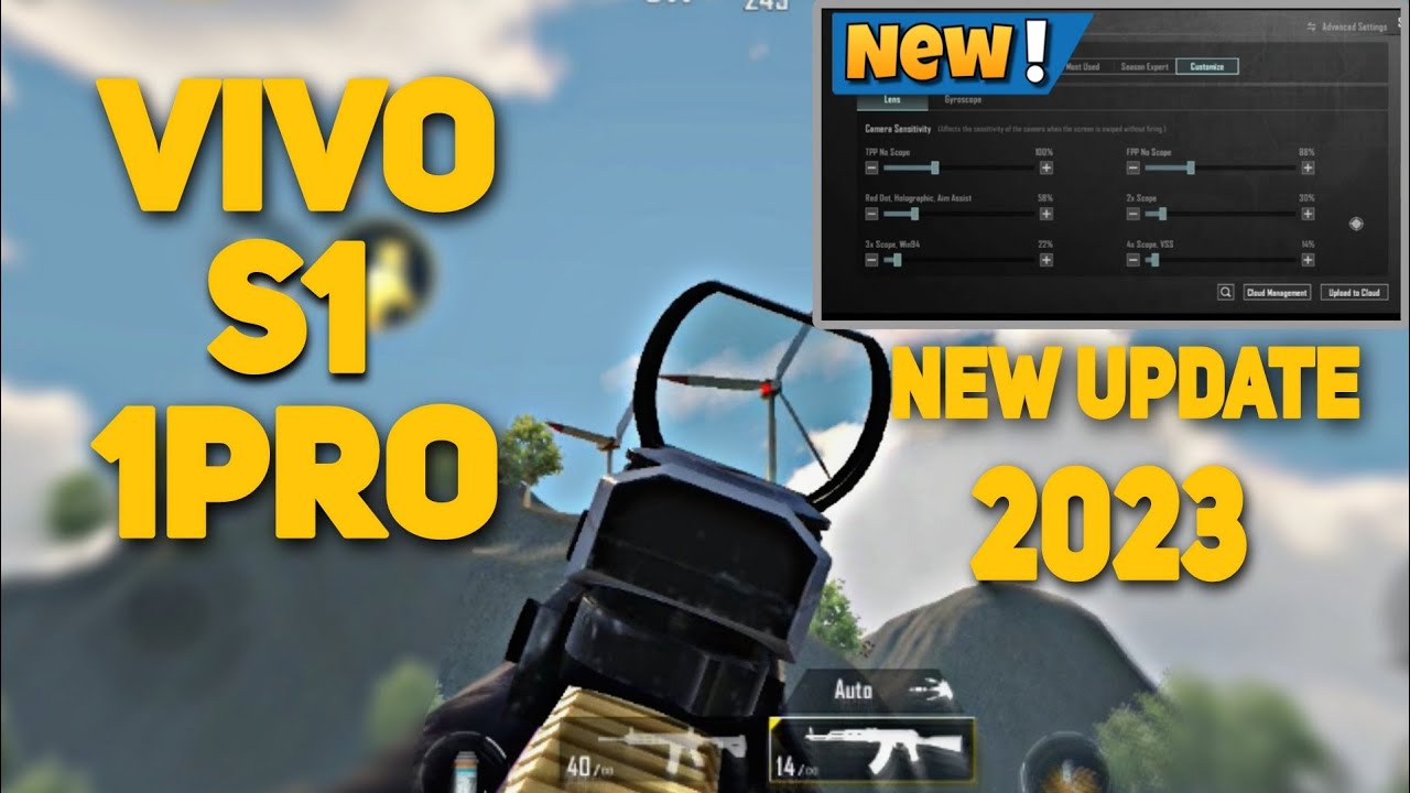 Vivo S1,S1 Pro Sensitivity BGMI/PUBG New Update 2.6 - YouTube