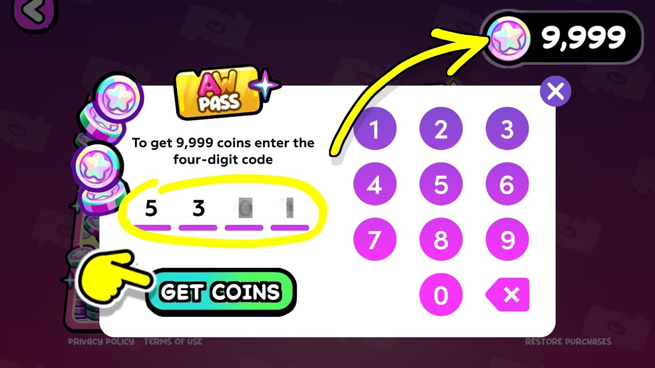 SECRET CODE FOR RECEIVING 9,999 COINS / CANDY LOVE / AVATAR WORLD - YouTube