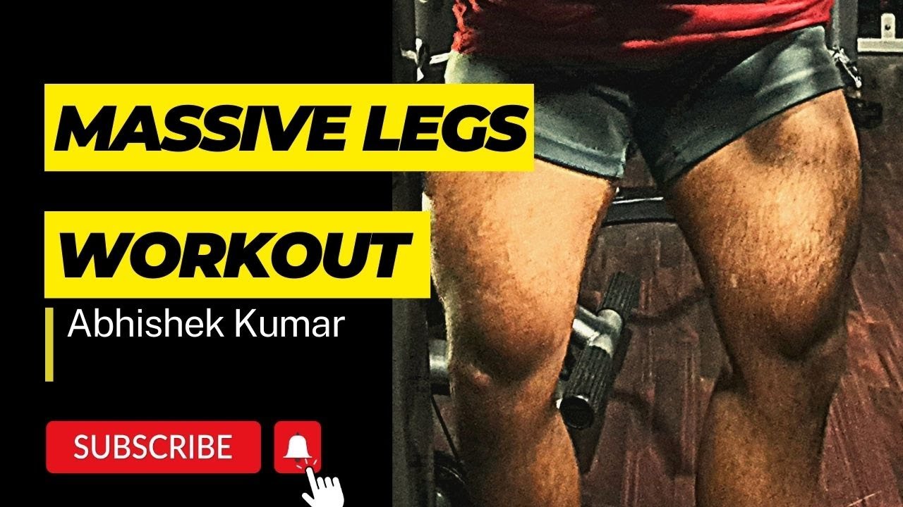 Explosive Leg Day | Abhishek Kumar - YouTube