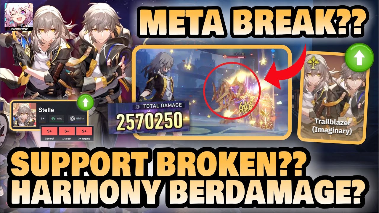 AKHIRNYA META BREAK?? Trailblazer Harmony Support Broken?!! 🤔 | Honkai: Star Rail - YouTube