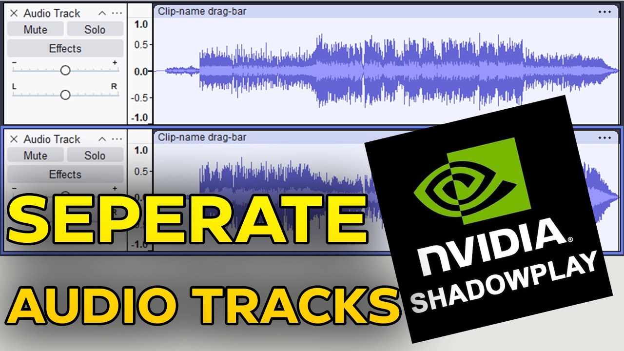 How to Record Separate Mic & Game Audio in ShadowPlay | Multi-Track Audio Guide - YouTube
