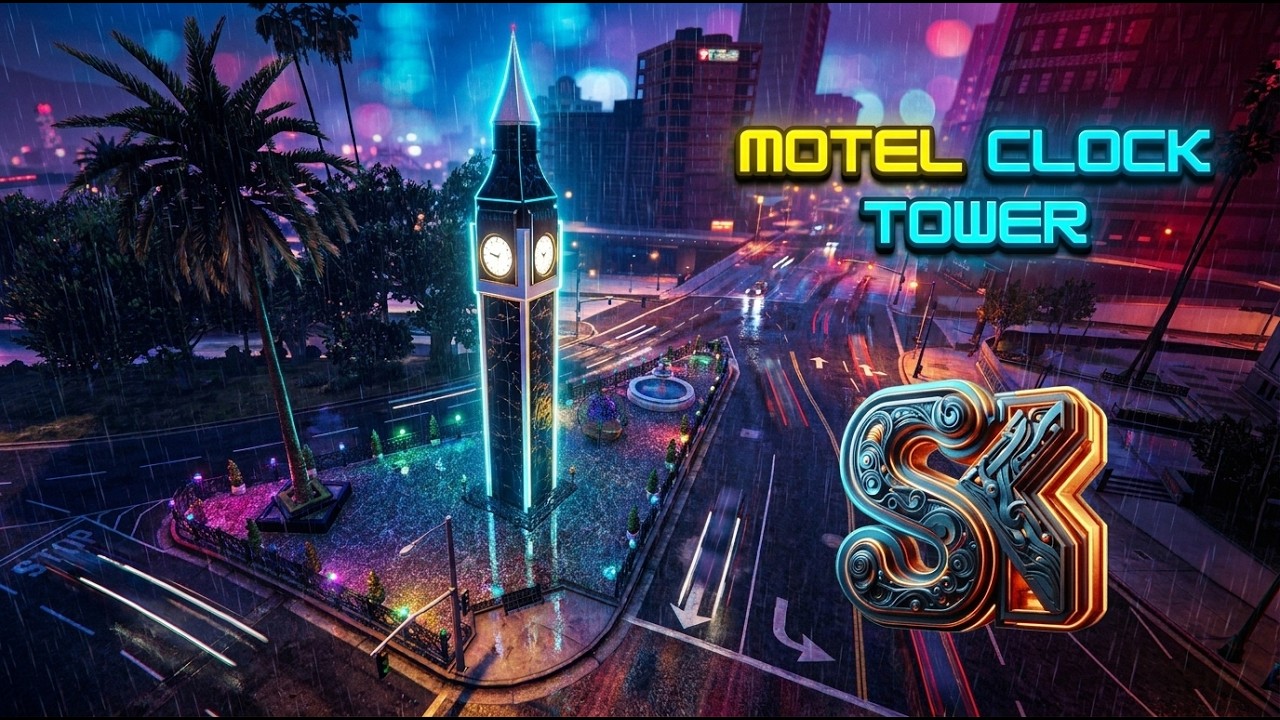 FiveM Clock Tower MLO Must Have Landmark for RP Servers - YouTube