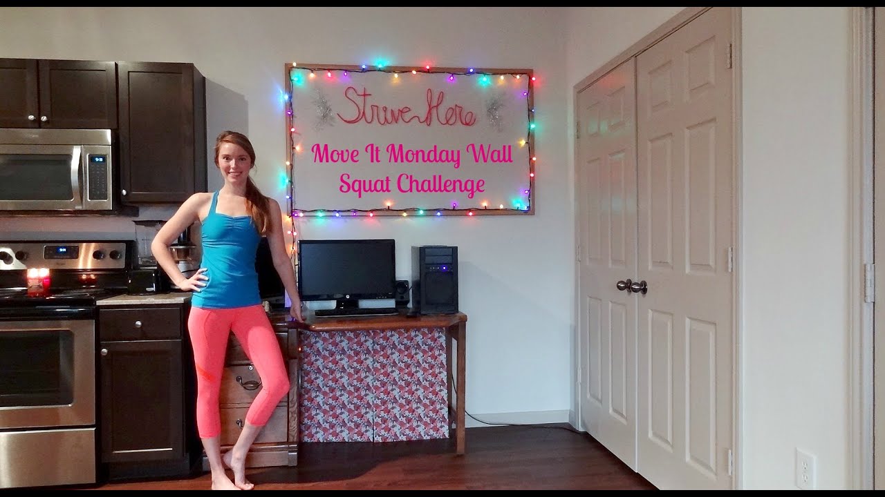 The Wall Squat Challenge - YouTube