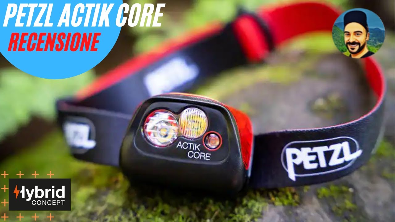 Recensione 🔦 Petzl Actik Core 450 lumen Hybrid - TRAIL RUNNING - YouTube