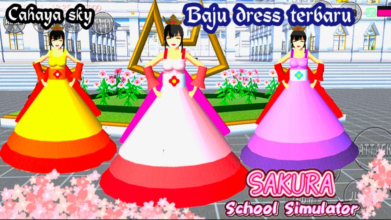 TUTORIAL BAJU BARU # DRESS TERBARU DARI PROPS # SAKURA SCHOOL SIMULATOR ...