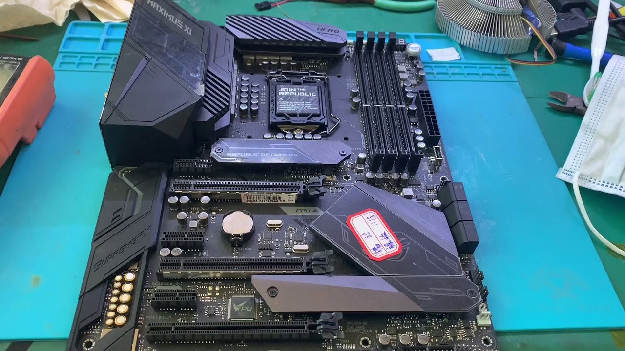 漏液不开机的Z390主板，维修佬硬刚南桥居然翻车，奈何土豪老板给的太多！【靓仔修机 PC-Repair】 - YouTube